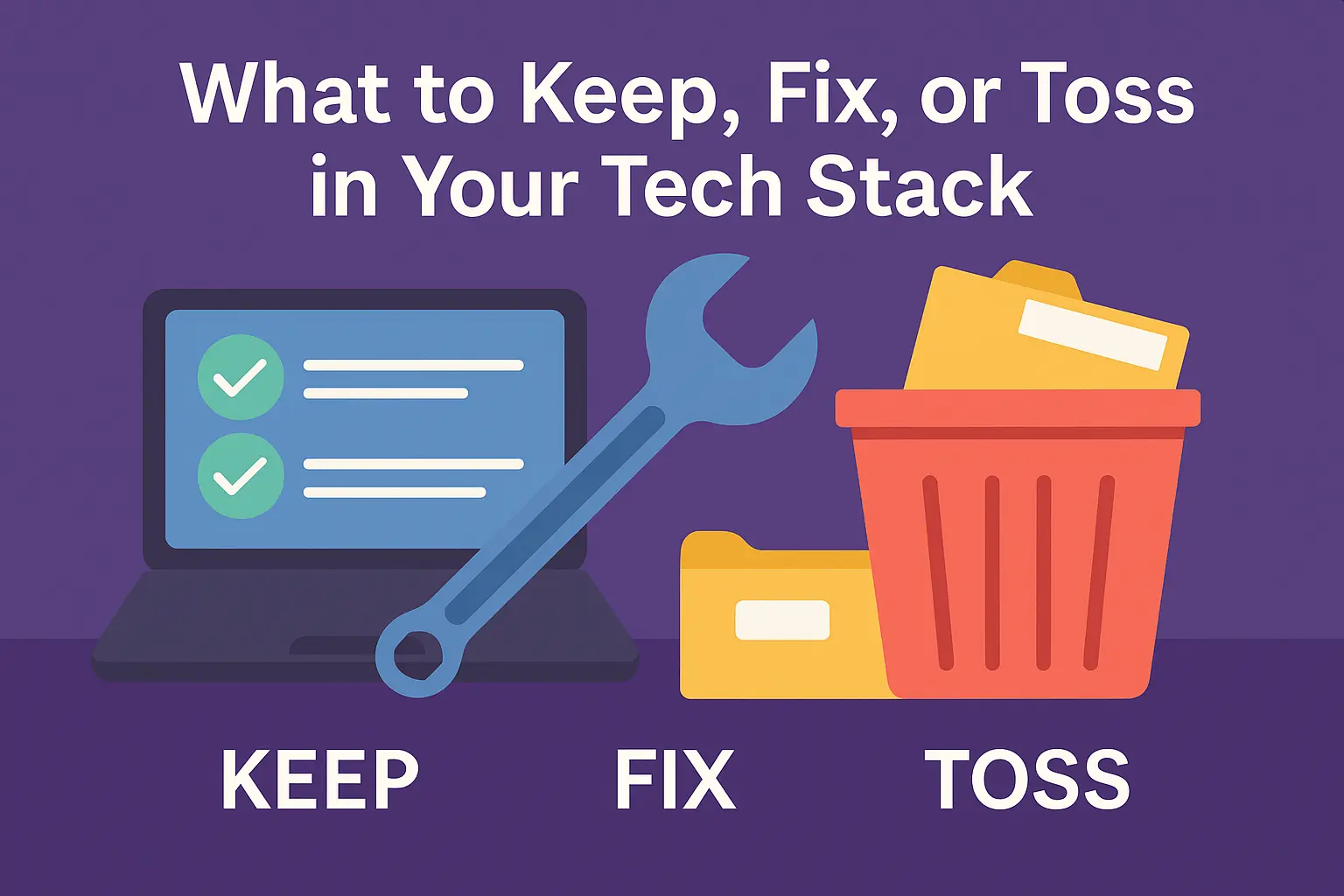 What to Keep, Fix, or Toss in Your Tech Stack | Yellow Basket